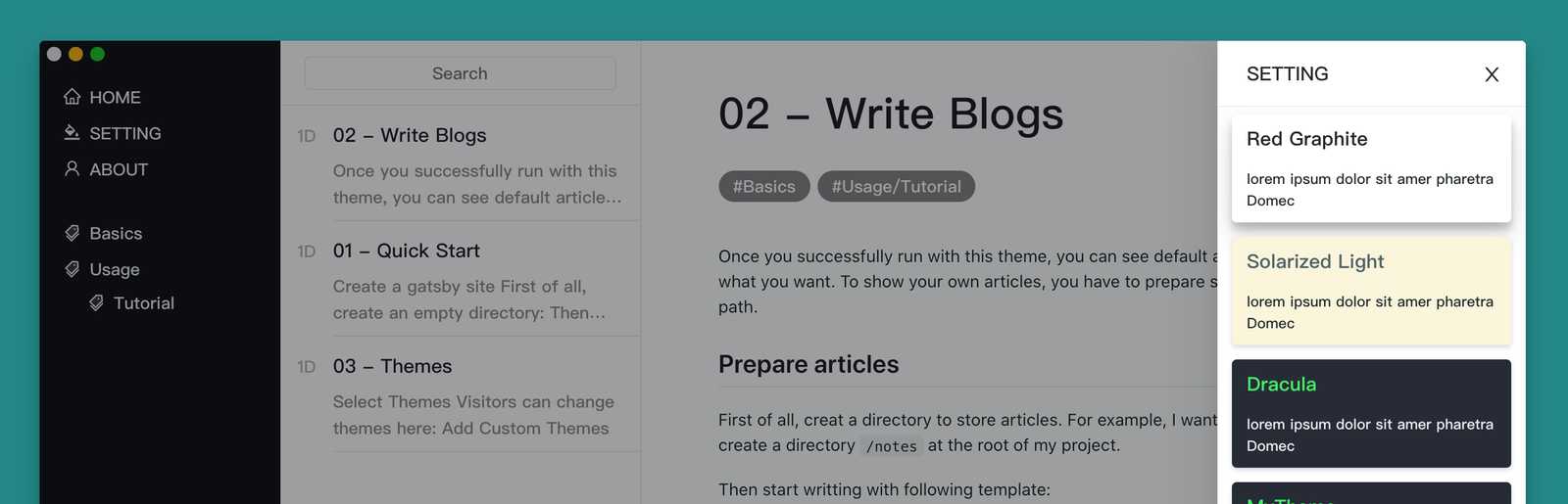 03 - Themes | EXAMPLE